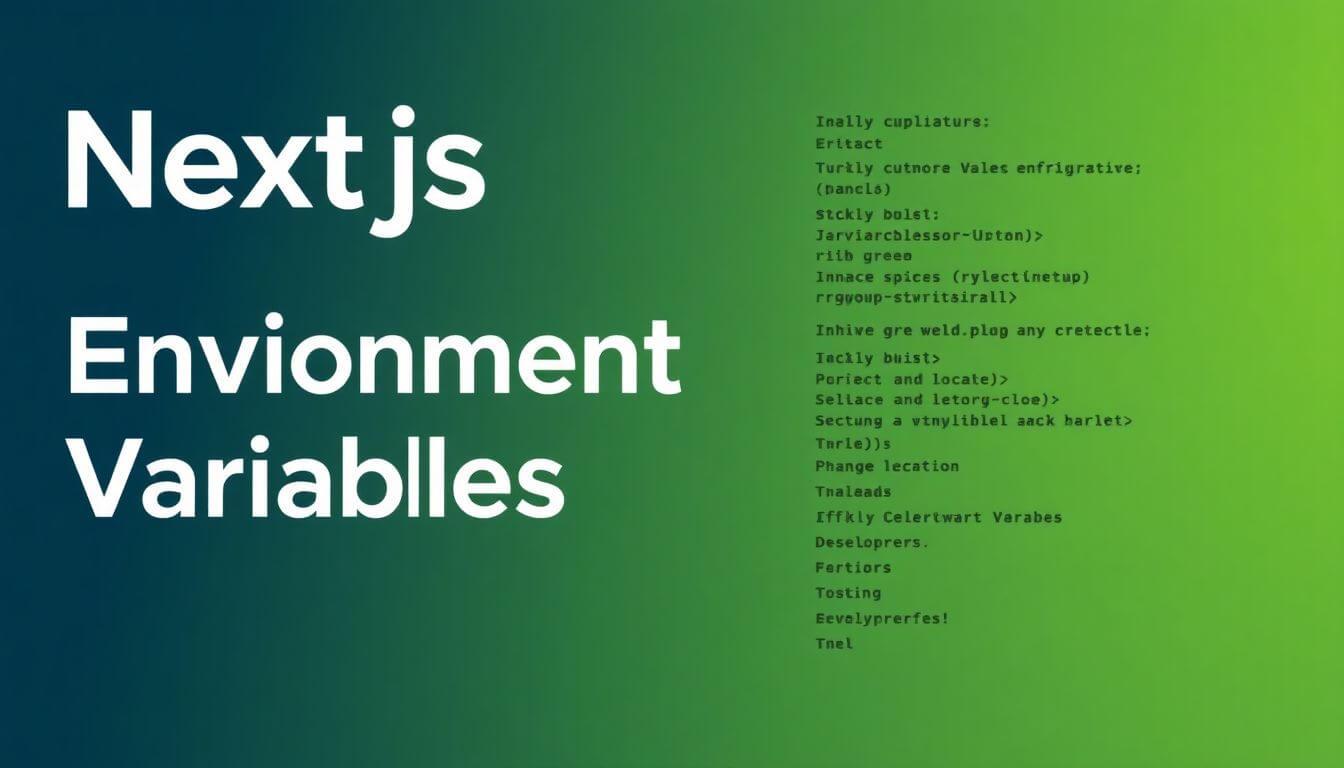 Next.js Environment Variables- Complete Setup Guide for Web Dev