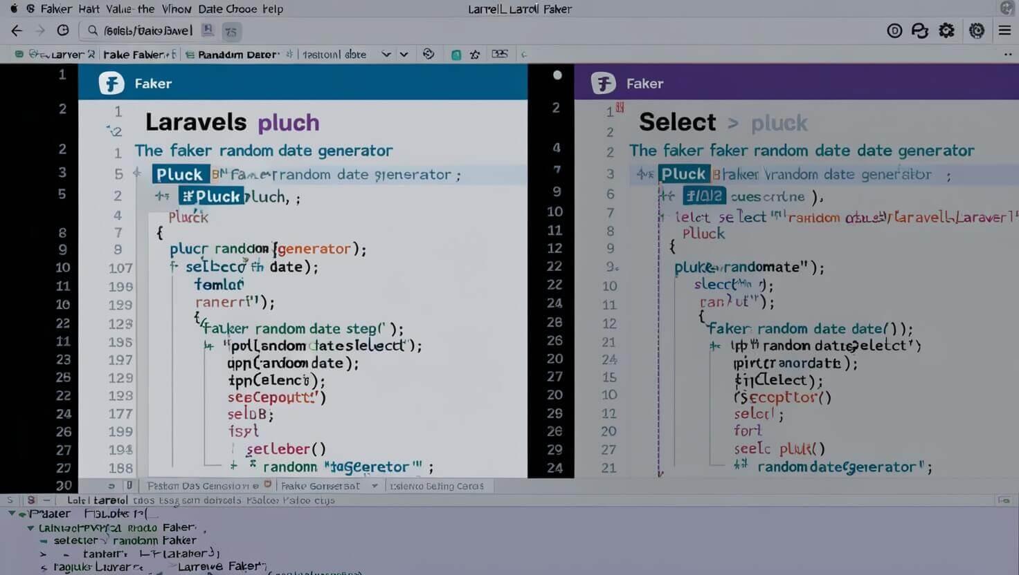Laravel Pluck Vs Select- Faker Random Date Generator Guide